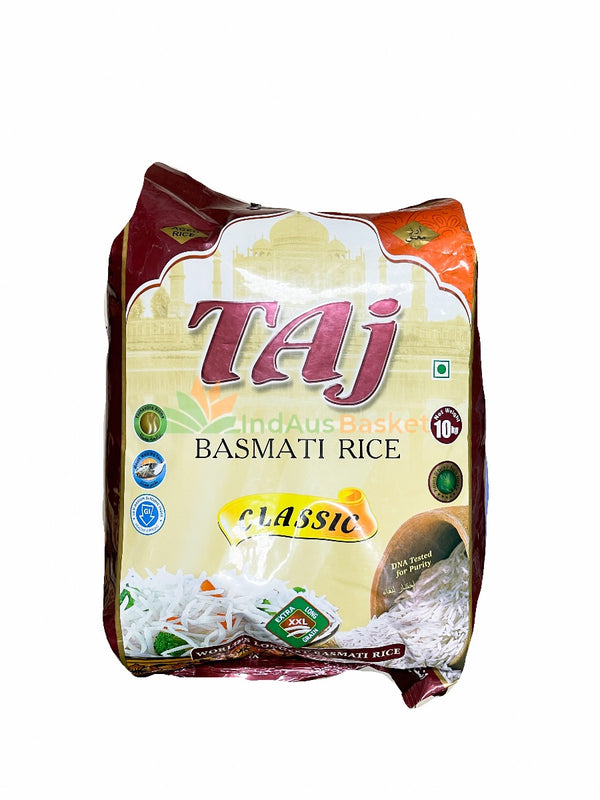 Taj Classic Basmati Rice 10kg – IndAusBasket