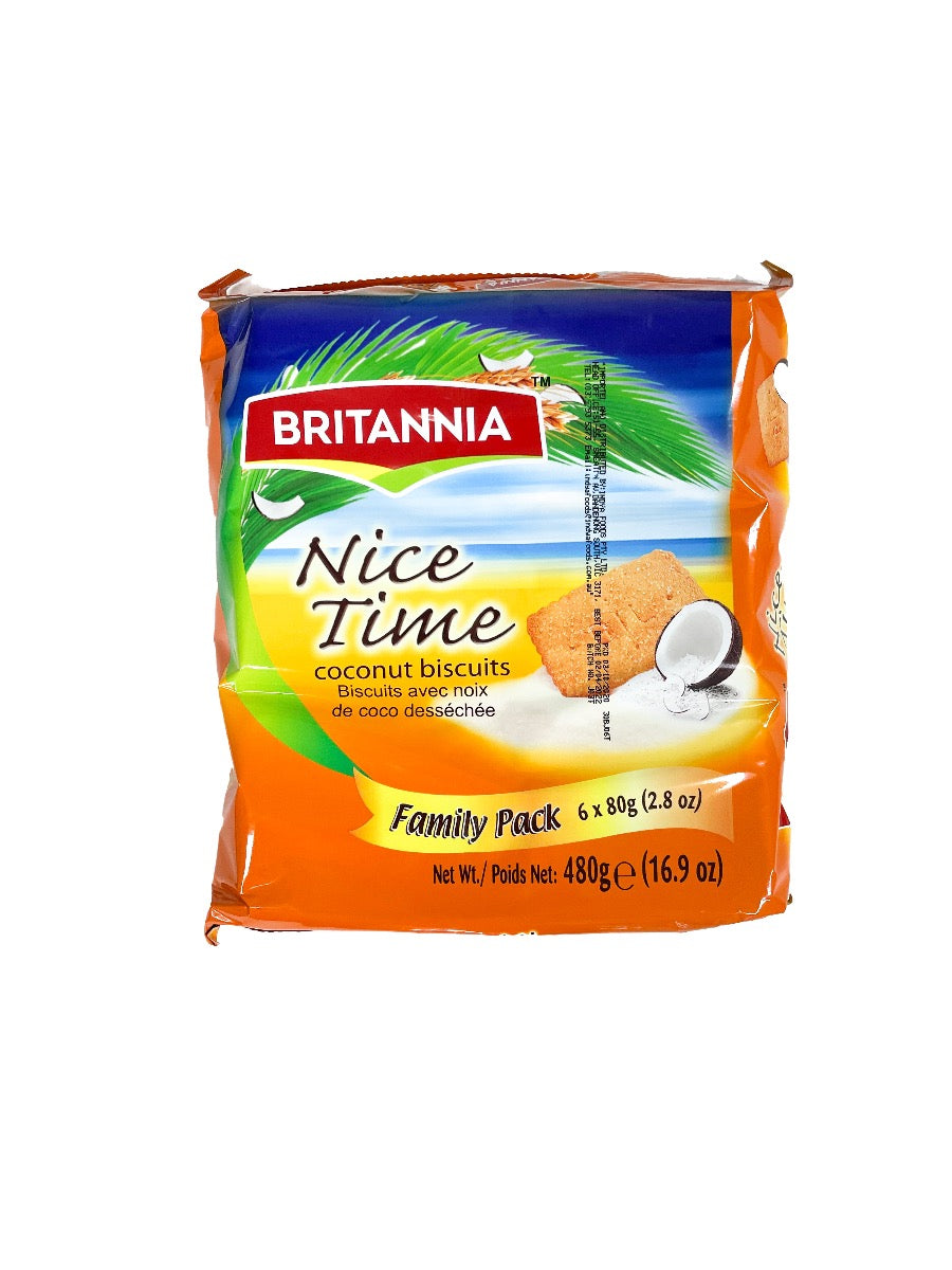 Britannia Nice Time Coconut Biscuits (Family Pack) – IndAusBasket